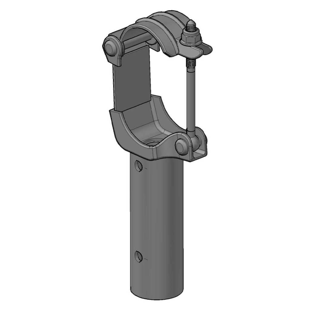 One Way D-Tube Quick Clamp – Central Tent