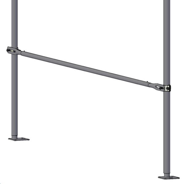 Bally Rail Set 15 ft. (5 Pieces kit) (One Rail) – Central Tent