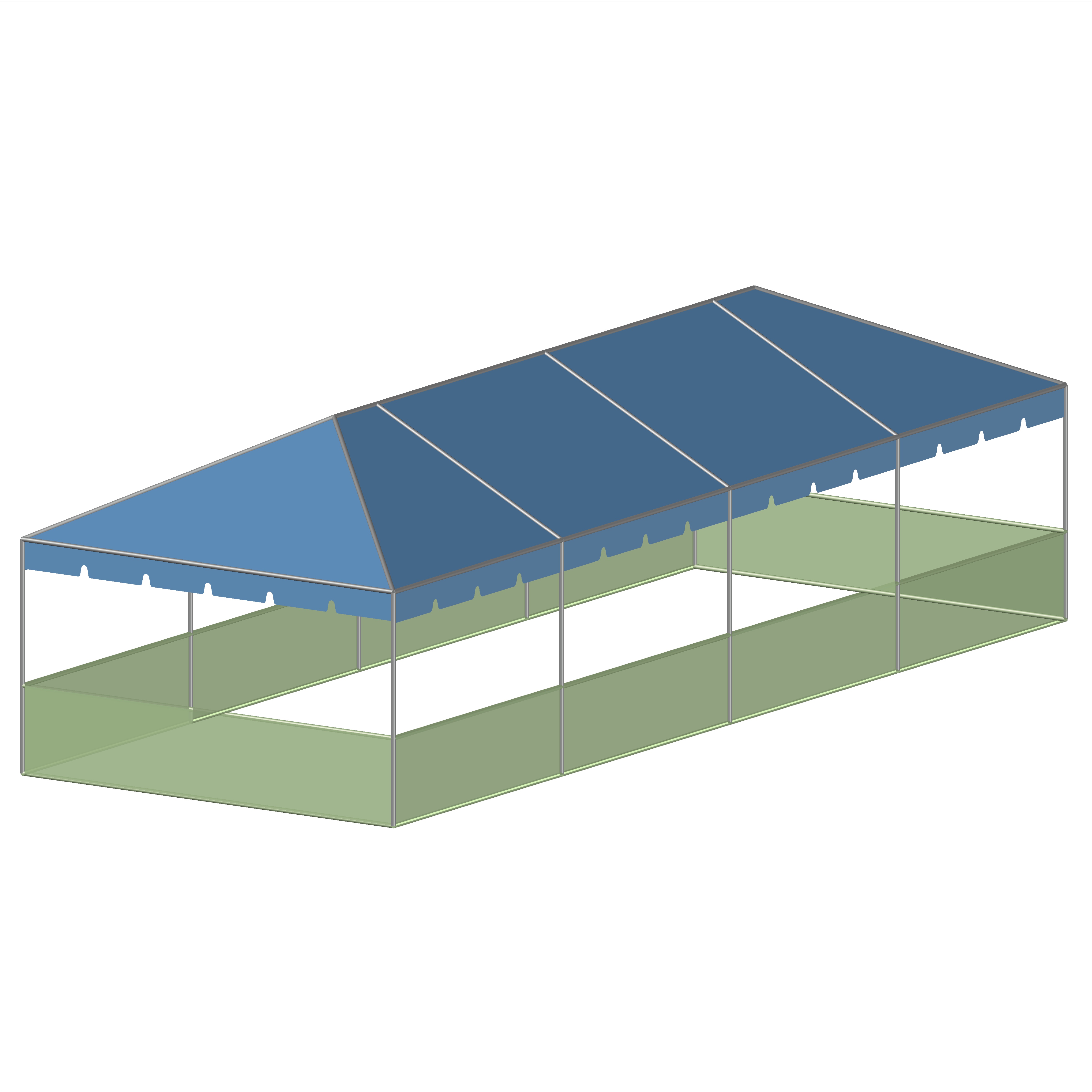 15x40 Complete Frame Tent – Central Tent