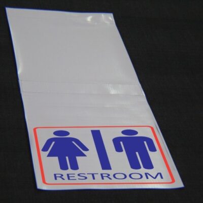 Tent Hang Sign - Restroom - A – Central Tent