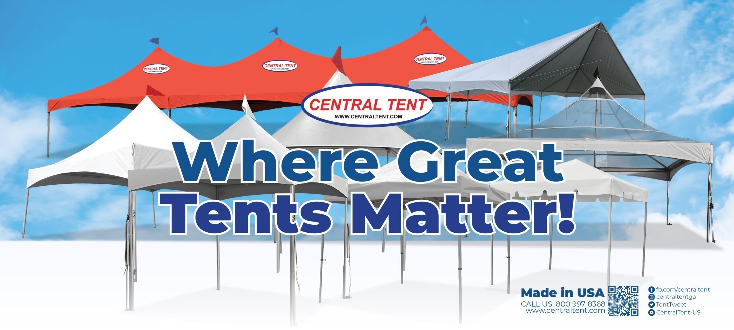 Central Tent – Quality Commercial Tents from 10' to 60'